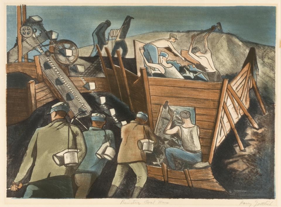 Primitive Coal Mine | Smithsonian American Art Museum