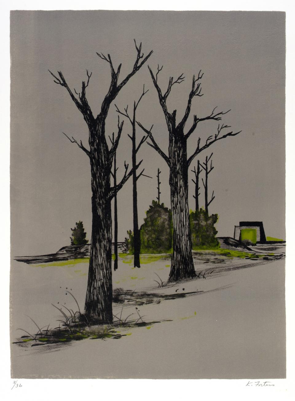 (Trees, portfolio) Barren Trees | Smithsonian American Art Museum