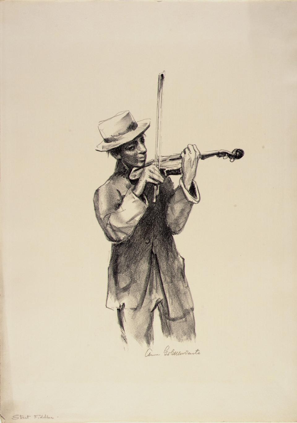 Street Fiddler | Smithsonian American Art Museum