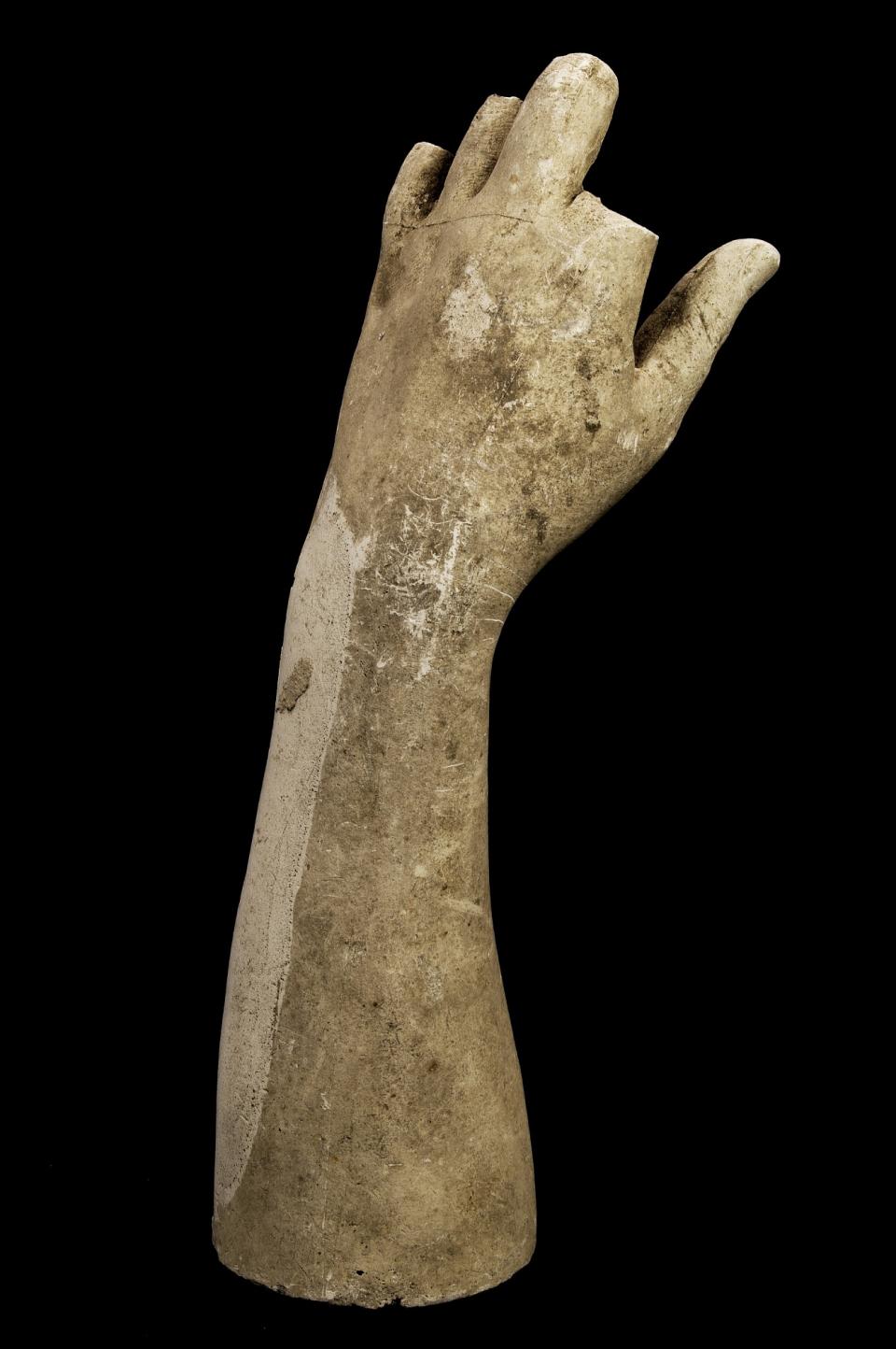 Cast of an Unidentified Woman's Left Hand and Forearm (all fingers ...