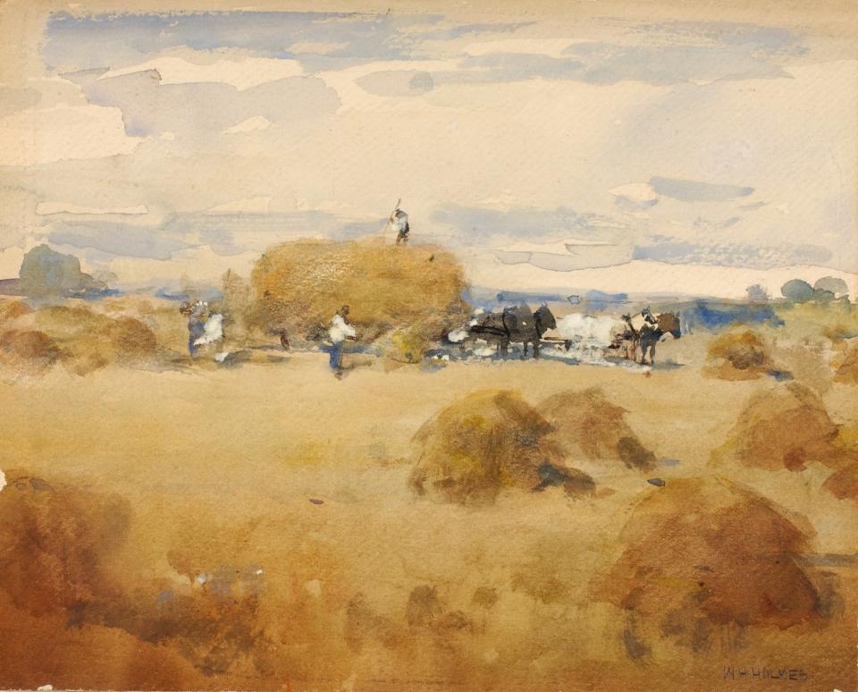 (Haymaking Scene) | Smithsonian American Art Museum