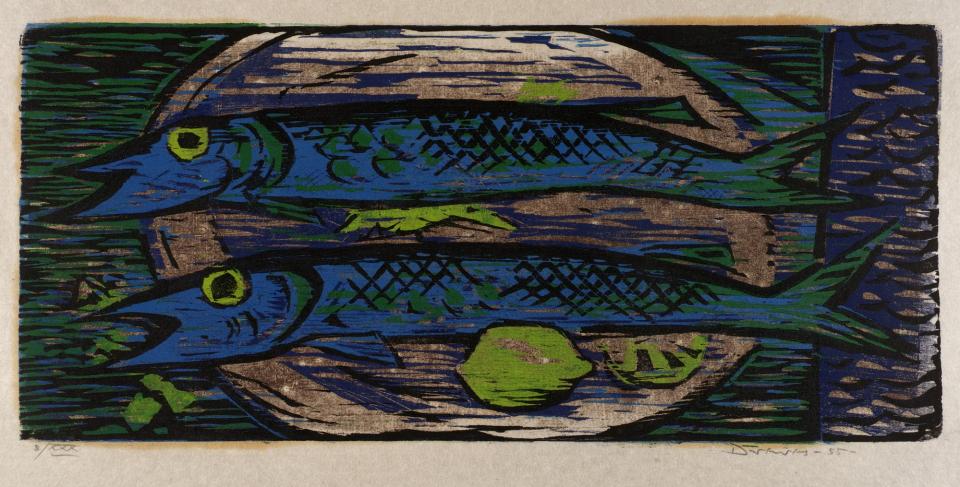 Stillife with Blue Fish (no. 174) | Smithsonian American Art Museum