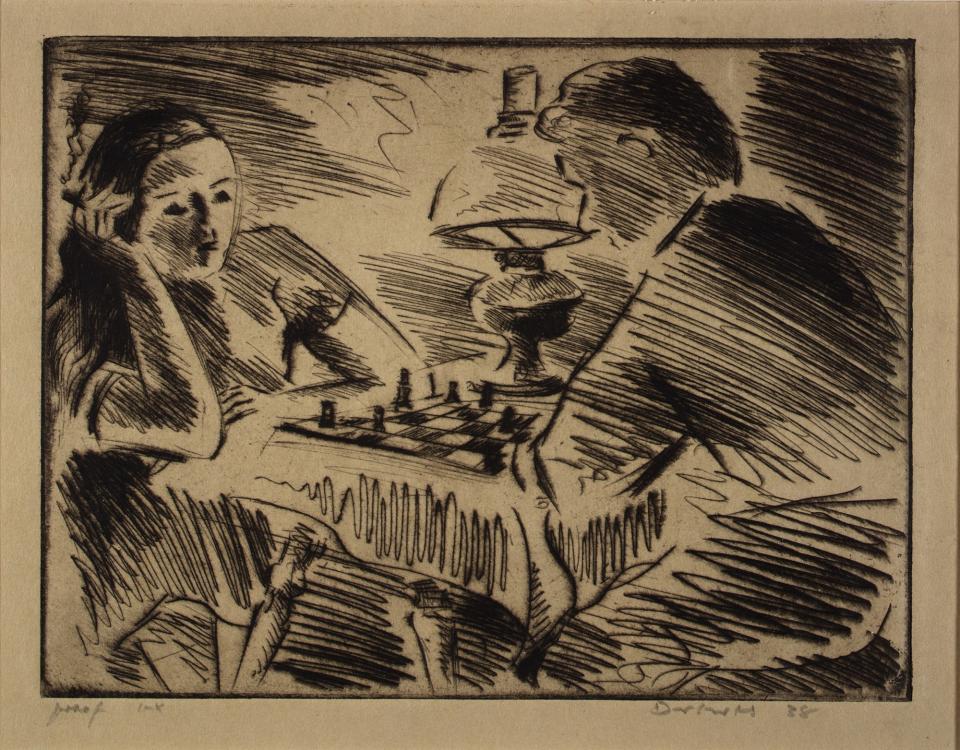 The Chess Game | Smithsonian American Art Museum