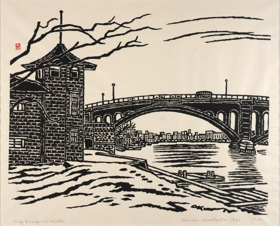 Key Bridge in Winter | Smithsonian American Art Museum