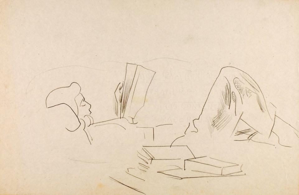 (Female Reclining, Reading) | Smithsonian American Art Museum