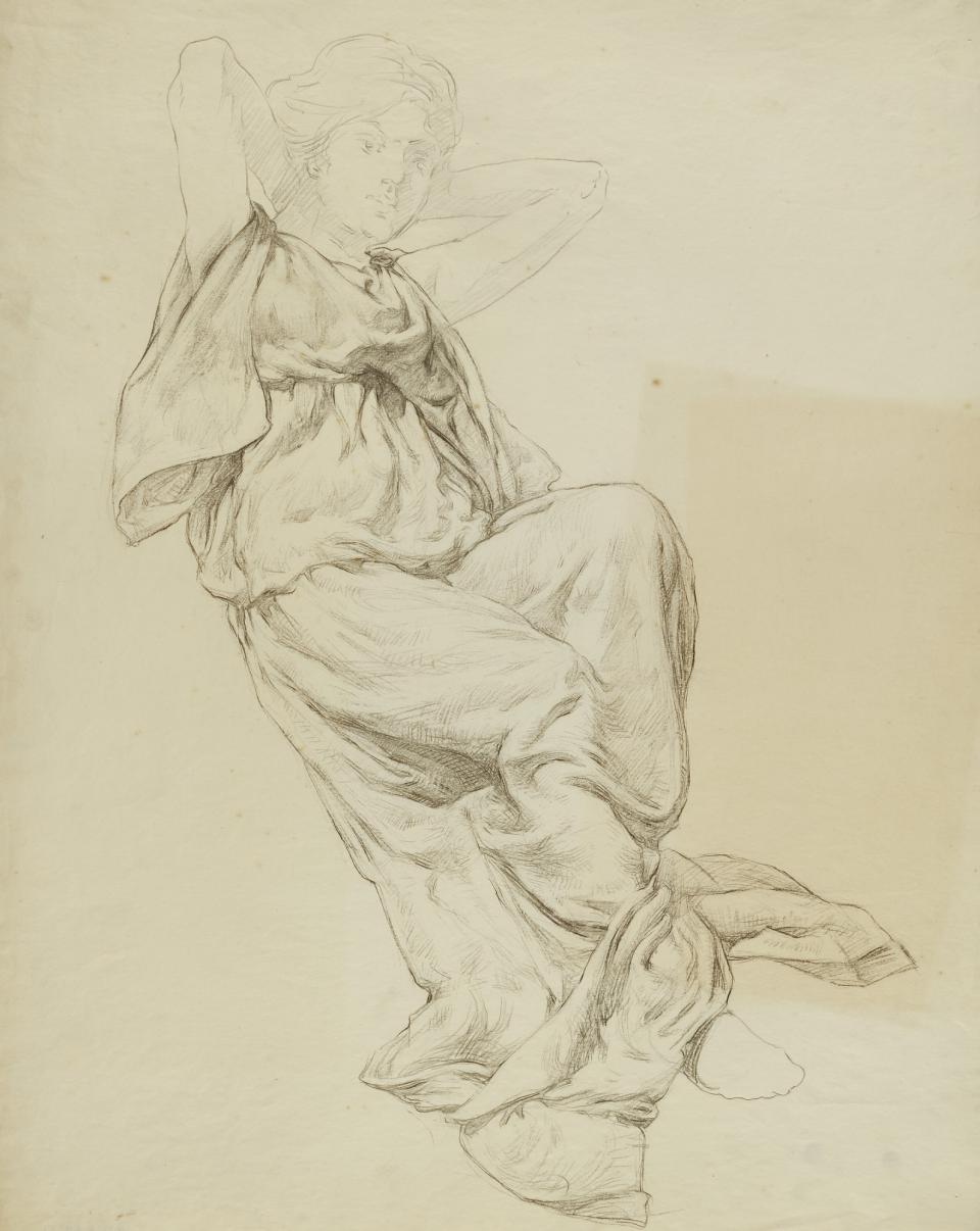 Untitled (Seated Classically Draped Female) | Smithsonian American Art ...