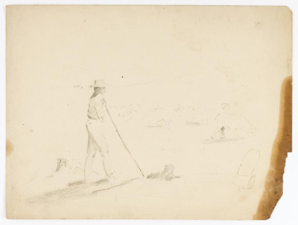 Shepherd and Sheep | Smithsonian American Art Museum