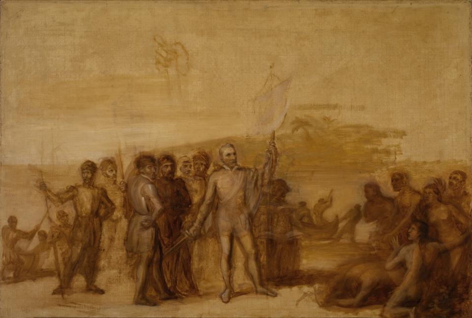 The Landing of Columbus | Smithsonian American Art Museum
