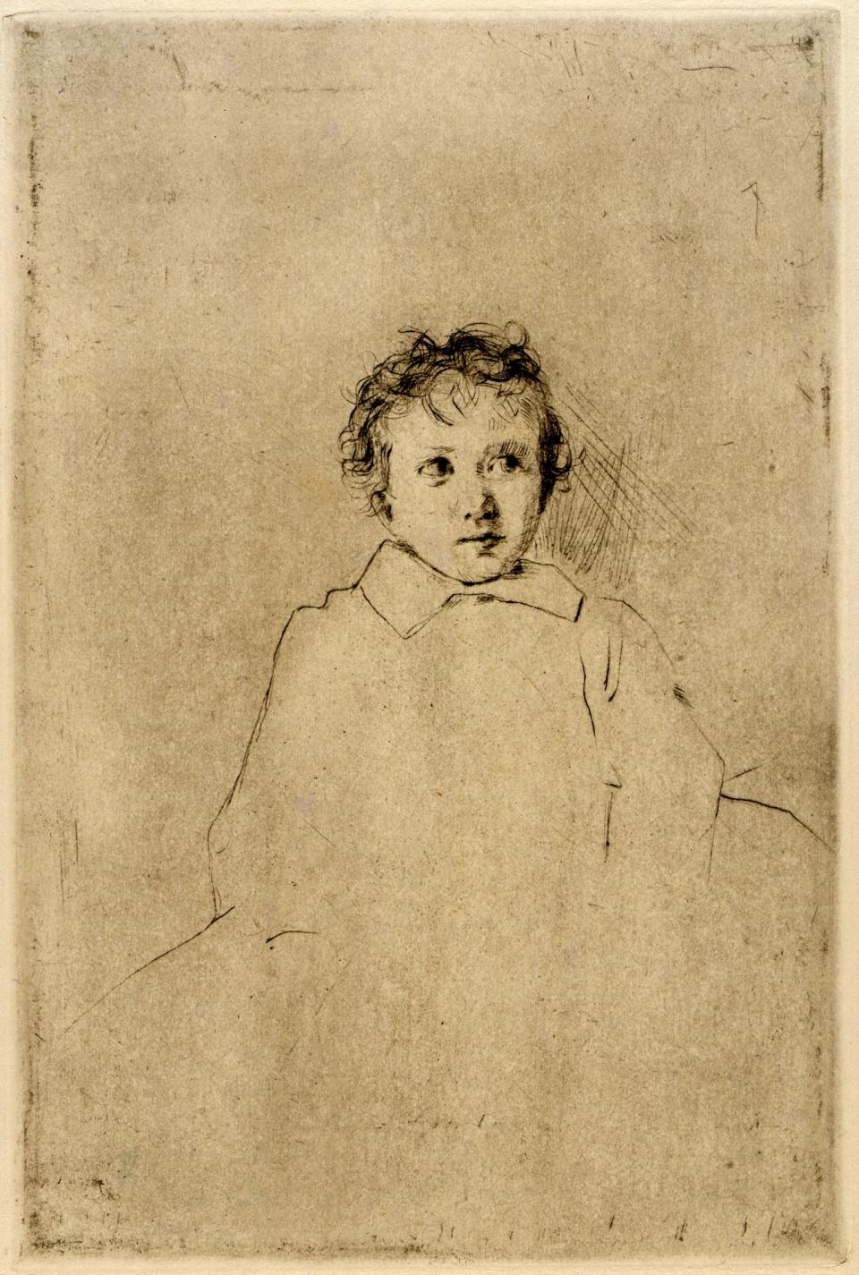 Sketch of a Child | Smithsonian American Art Museum