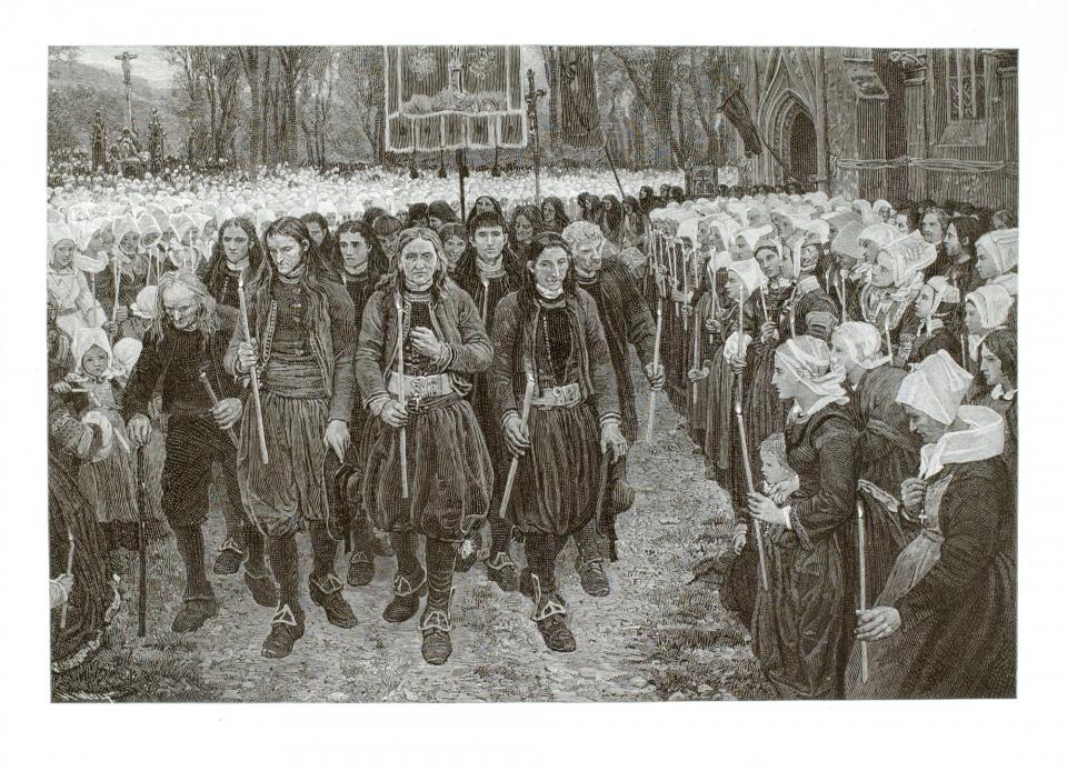 A Religious Procession in Brittany | Smithsonian American Art Museum