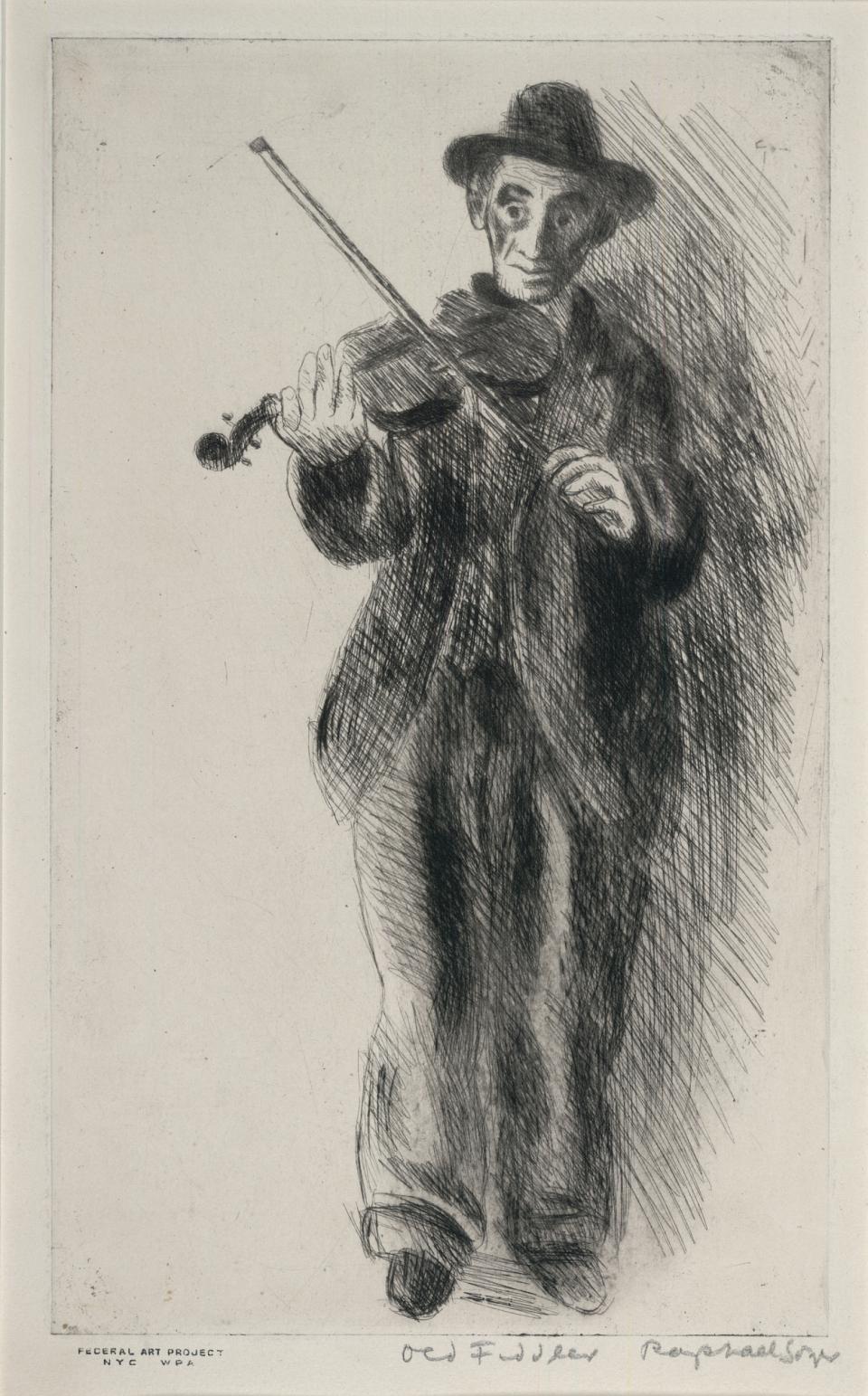 Old Fiddler | Smithsonian American Art Museum