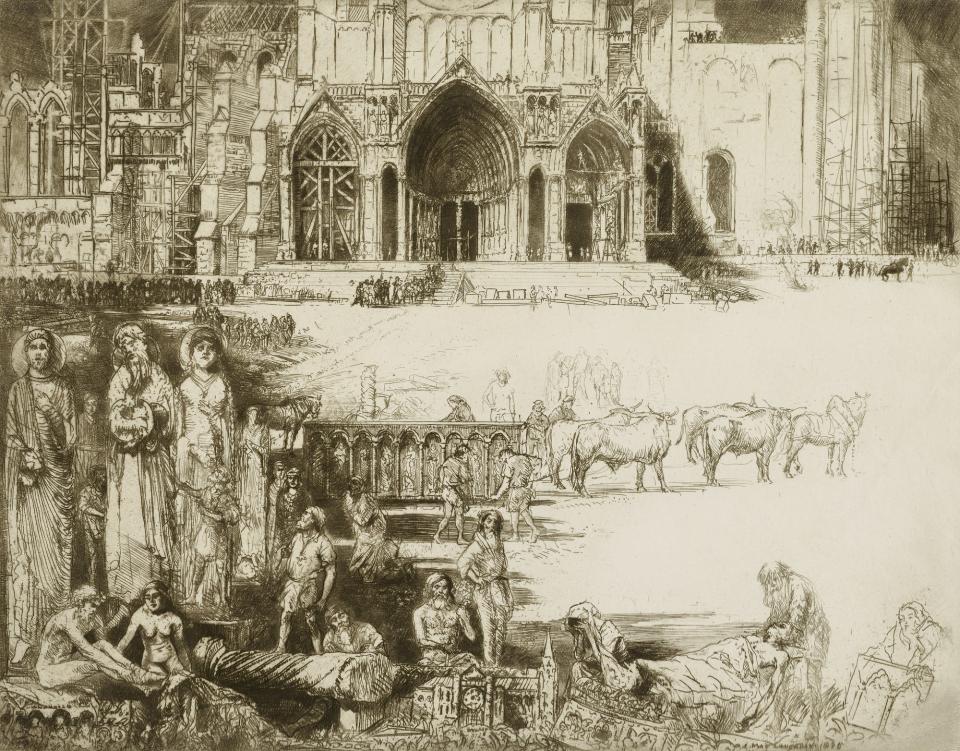 The Builders of Chartres Cathedral | Smithsonian American Art Museum