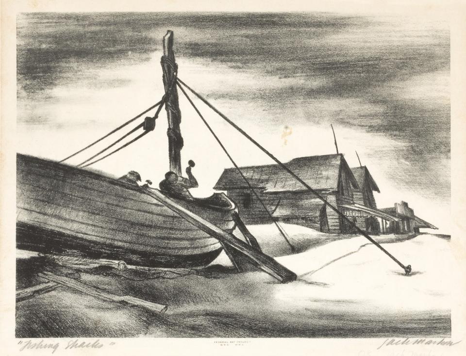 Fishing Shacks | Smithsonian American Art Museum