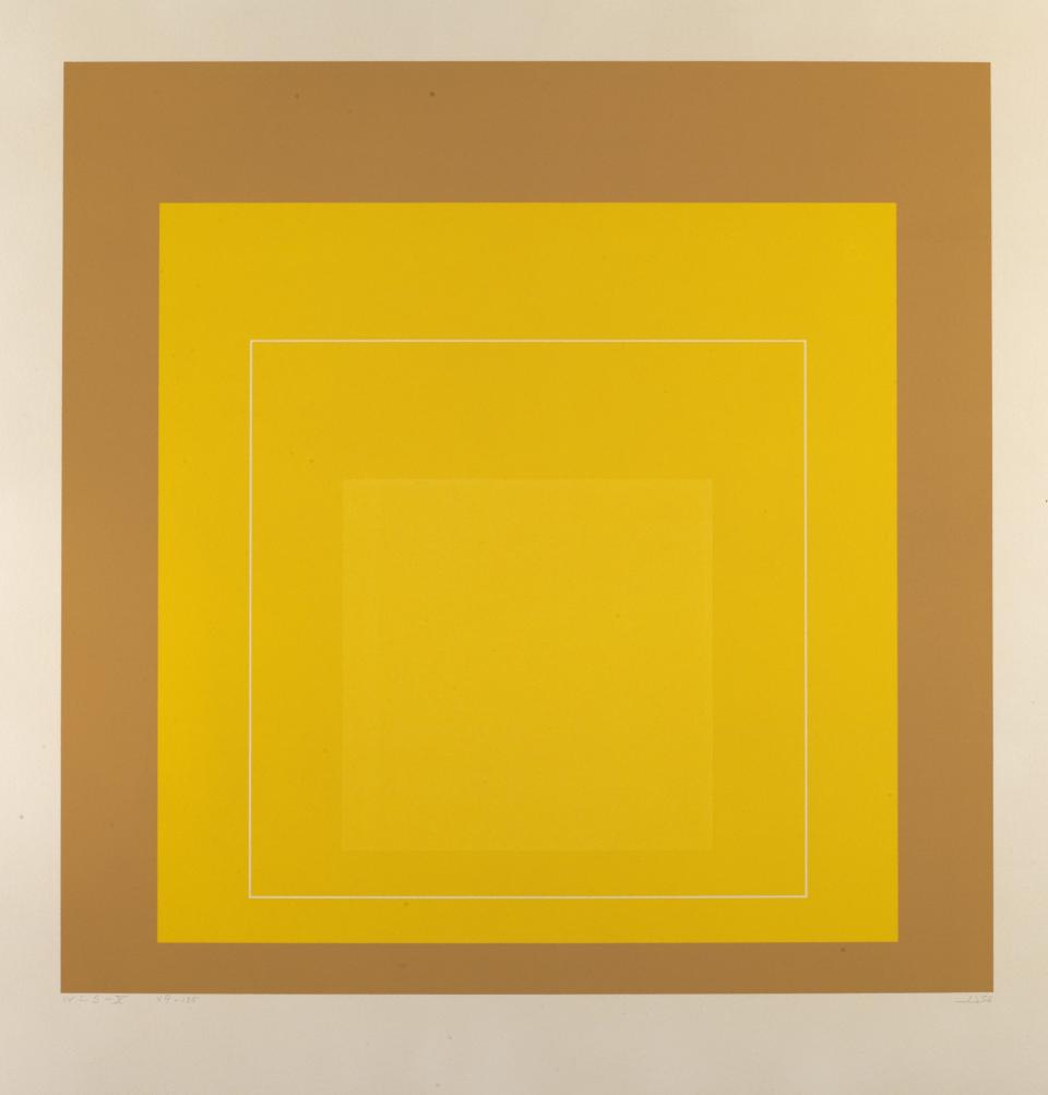 Homage to the Square--White Line-Yellow | Smithsonian American Art Museum