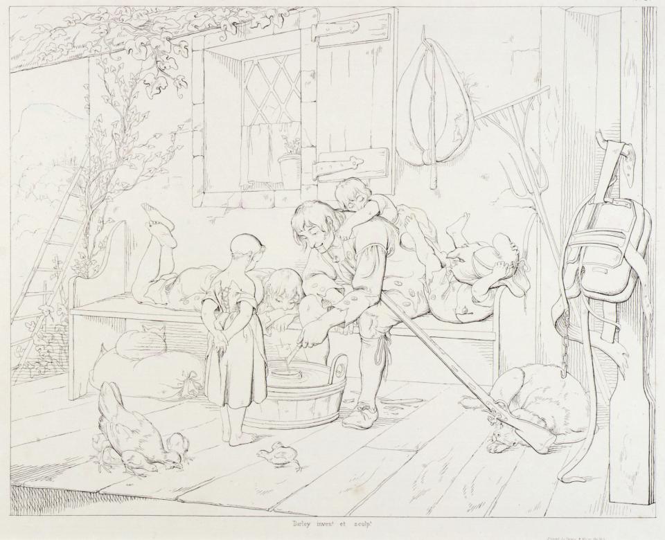 (Rip Van Winkle, illustration) Rip Amusing Children | Smithsonian ...