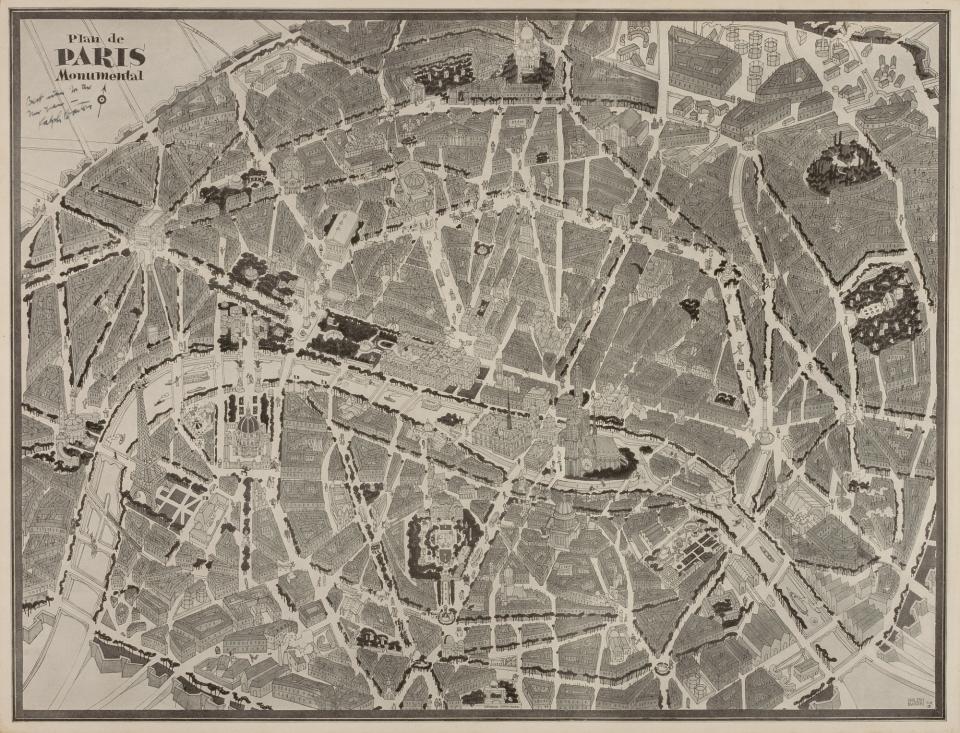 Plan de Paris Monumental | Smithsonian American Art Museum