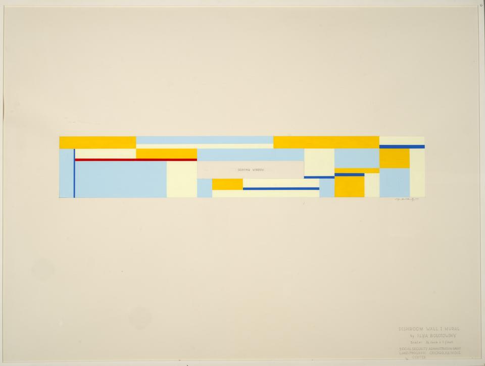 Dishroom Wall I Mural | Smithsonian American Art Museum