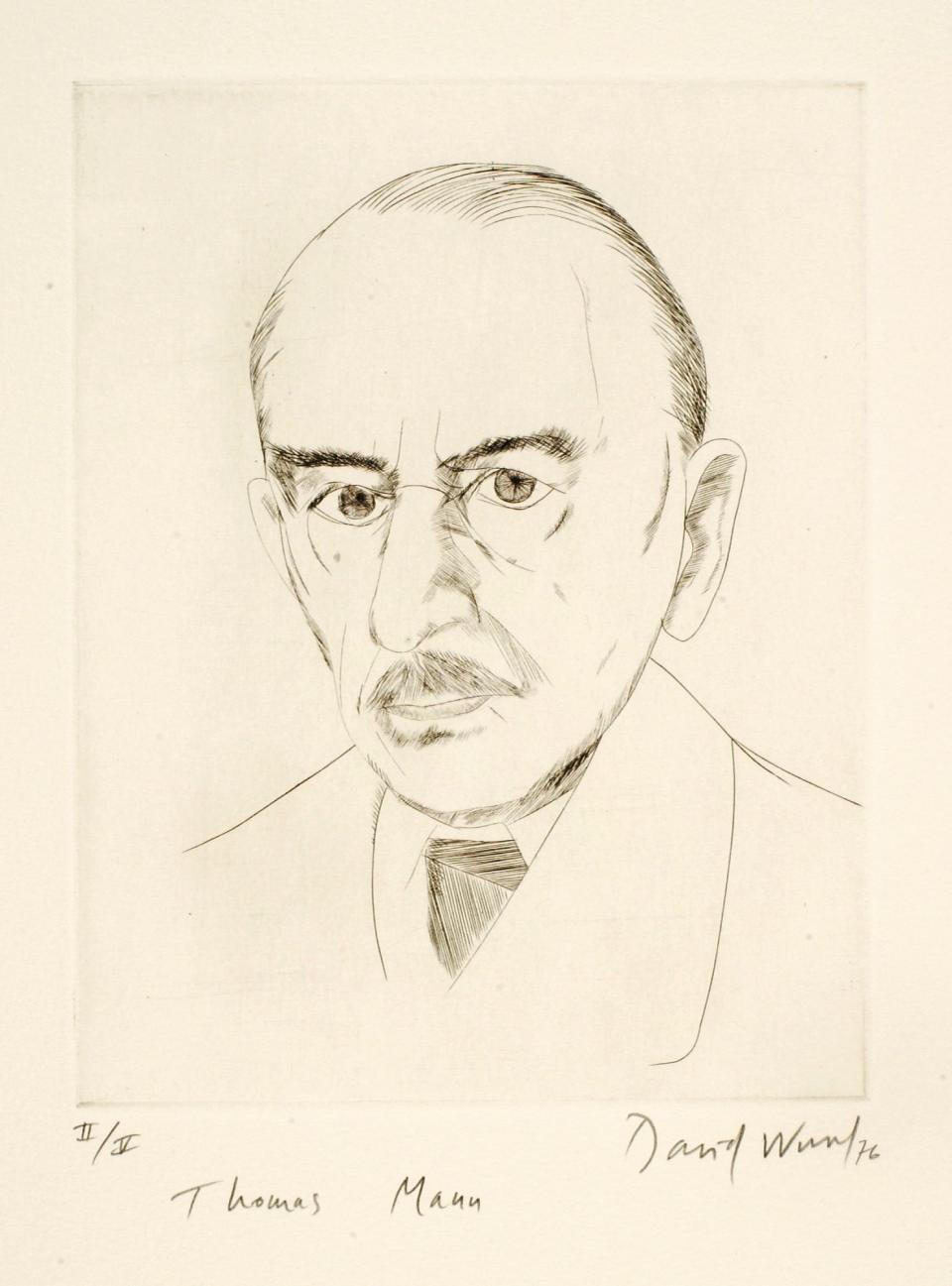 (Four Portraits, portfolio) Thomas Mann | Smithsonian American Art Museum