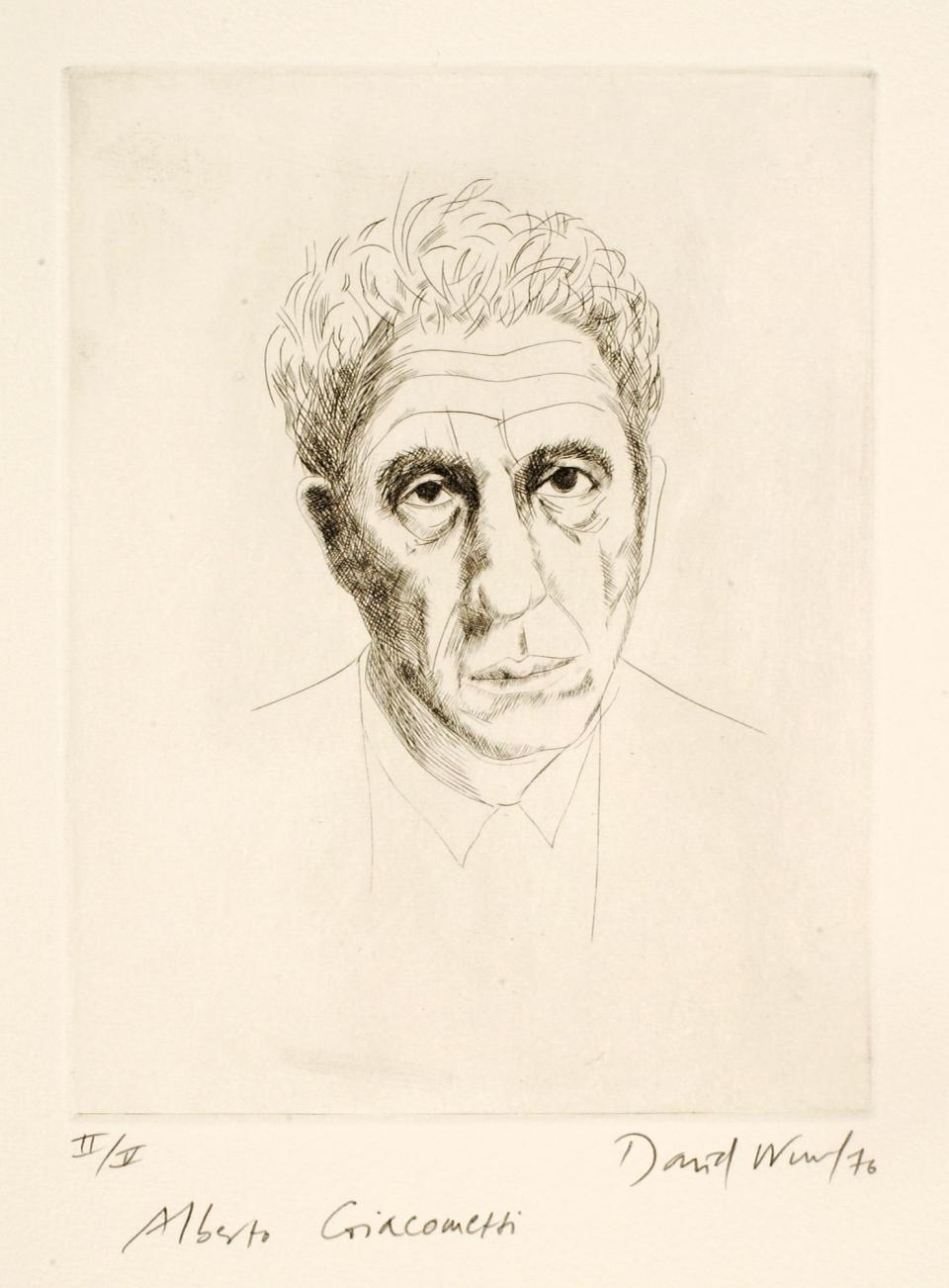 (Four Portraits, portfolio) Alberto Giacometti | Smithsonian American ...