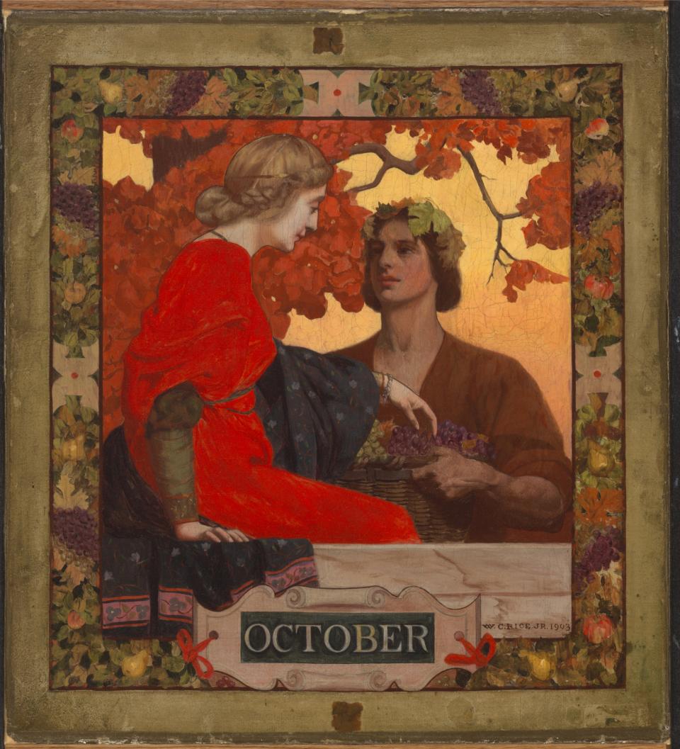 October (cover illustration for Harper's Magazine) | Smithsonian ...