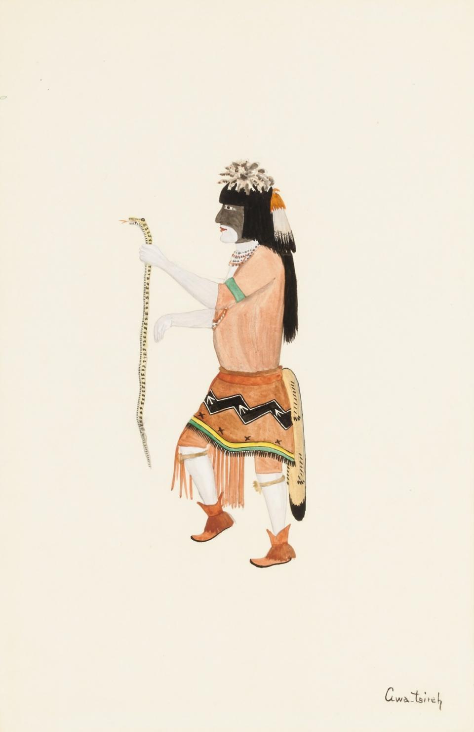 Hopi Snake Dancer | Smithsonian American Art Museum