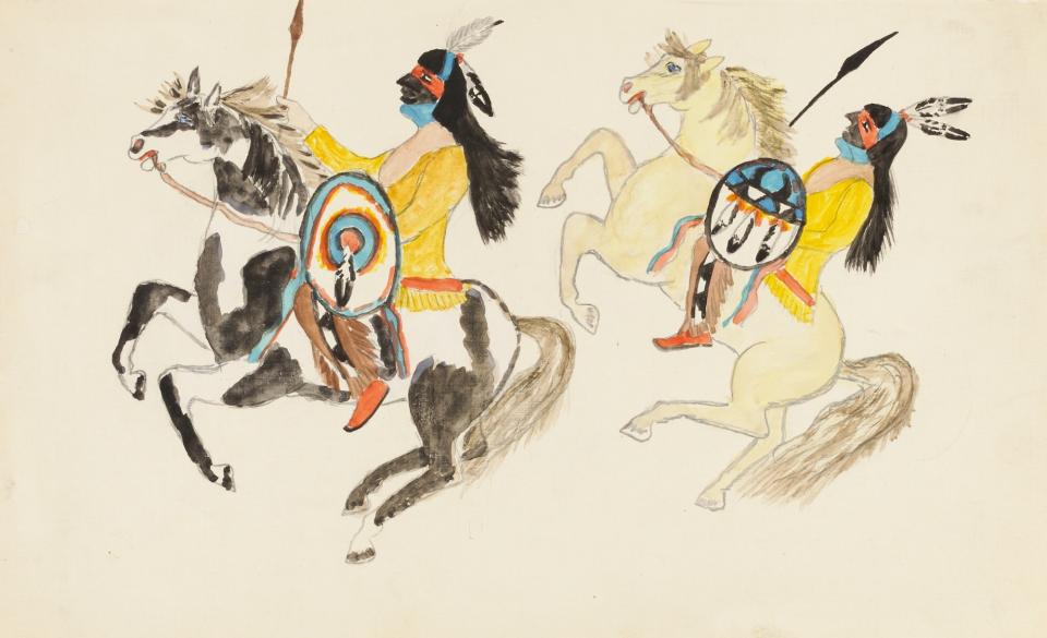 Mounted Warriors | Smithsonian American Art Museum