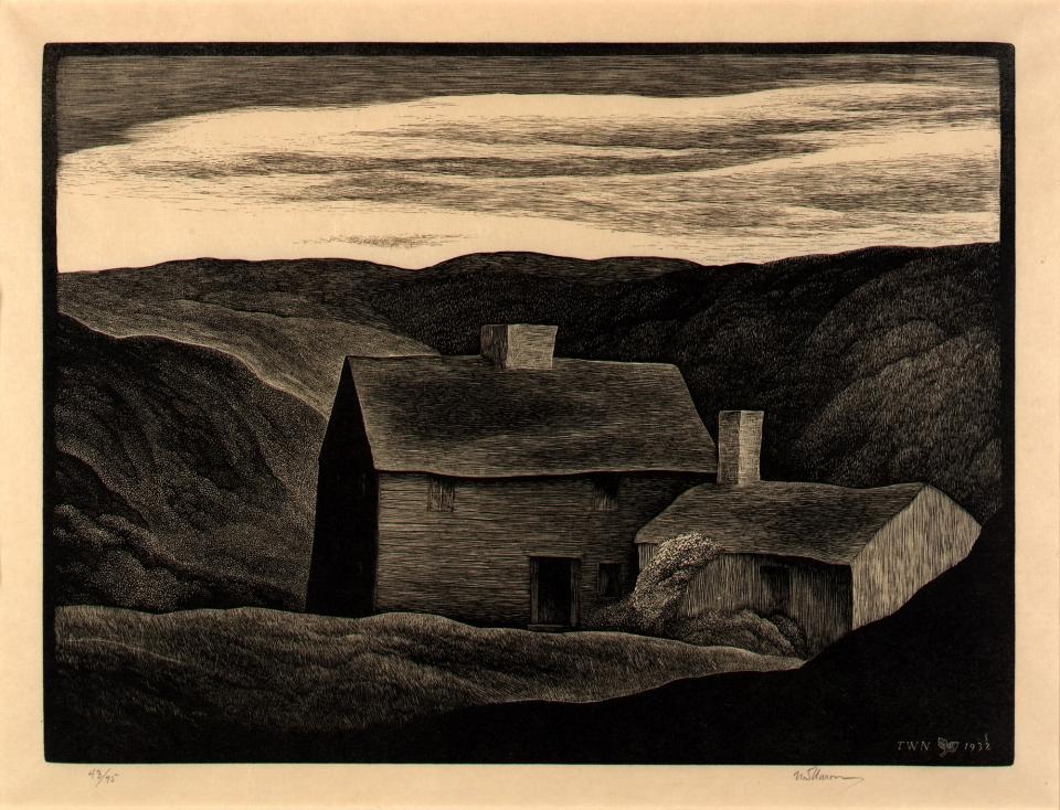 A New England Scene | Smithsonian American Art Museum