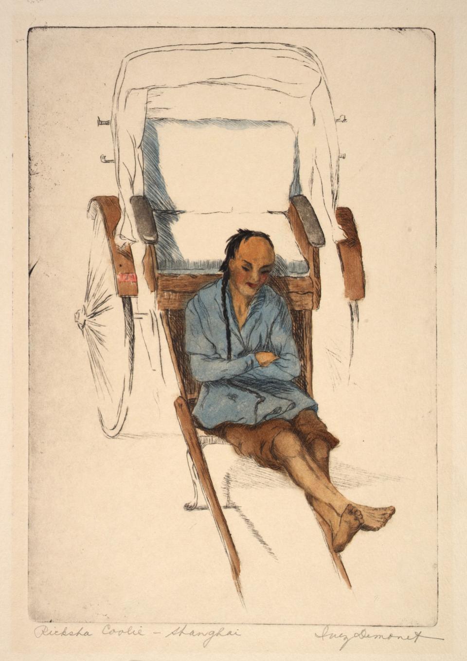 Rickshaw Coolie--Shanghai | Smithsonian American Art Museum