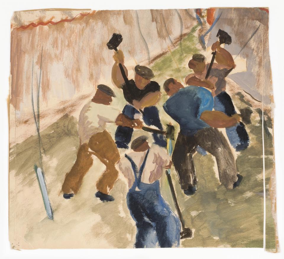 Circus Workers | Smithsonian American Art Museum