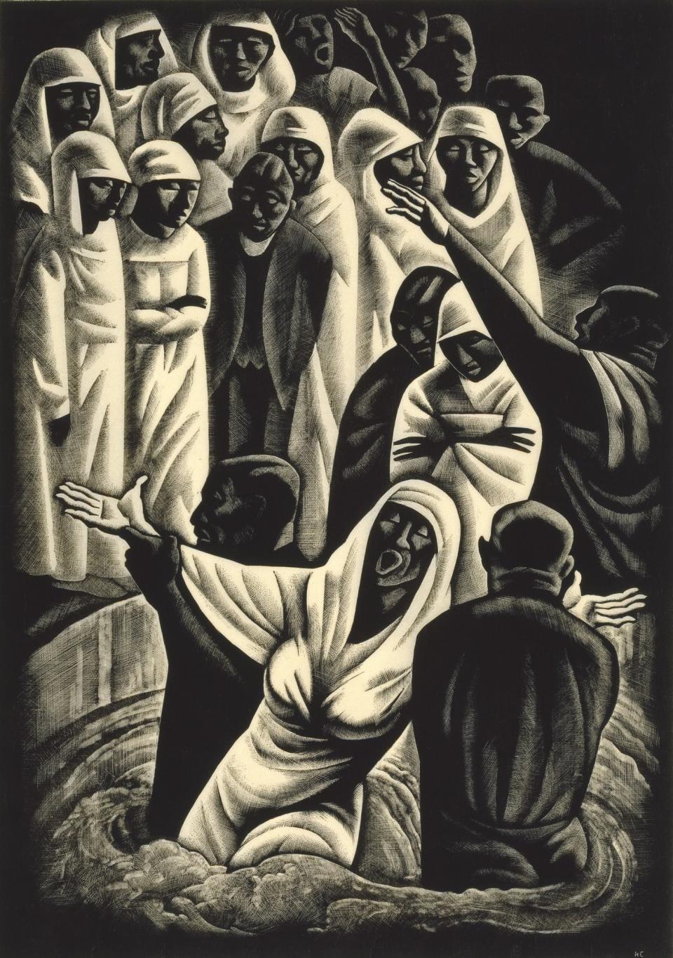 River Baptism (Southern Baptism; Negro Baptism) | Smithsonian American ...