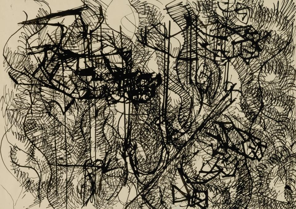 Study for Gargoyles and Fire | Smithsonian American Art Museum