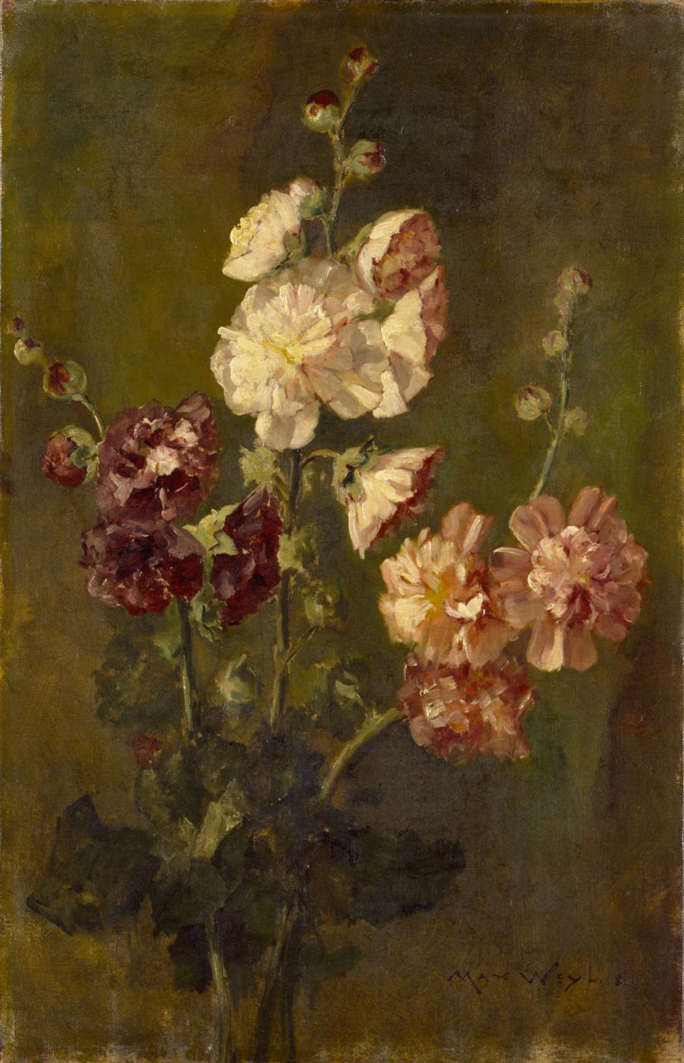 Hollyhocks | Smithsonian American Art Museum