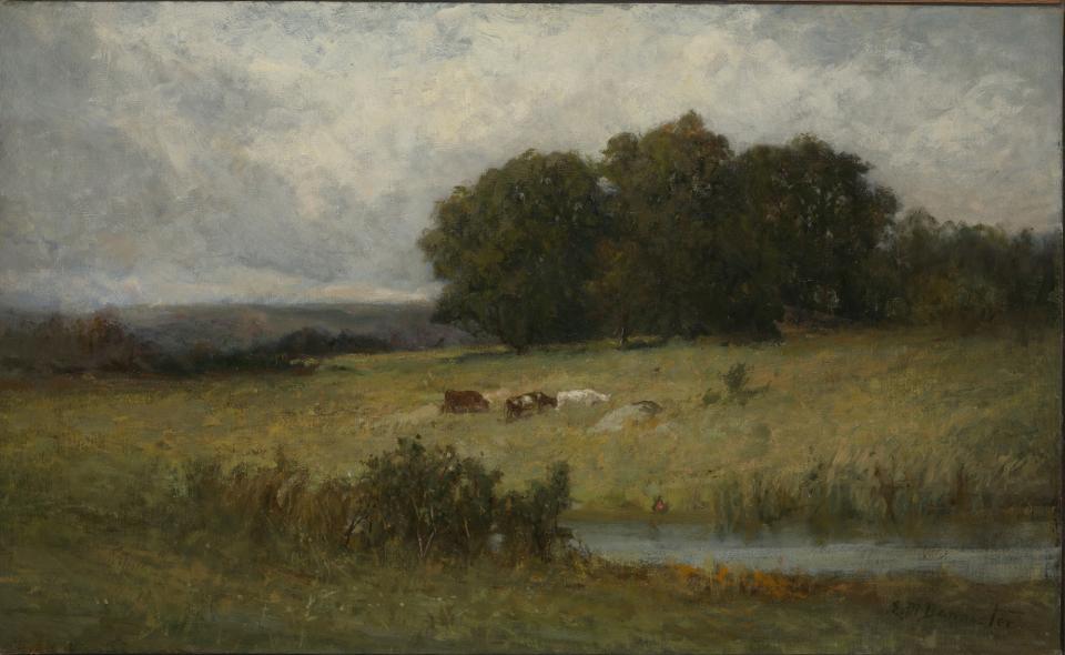 Bright Scene of Cattle near Stream | Smithsonian American Art Museum