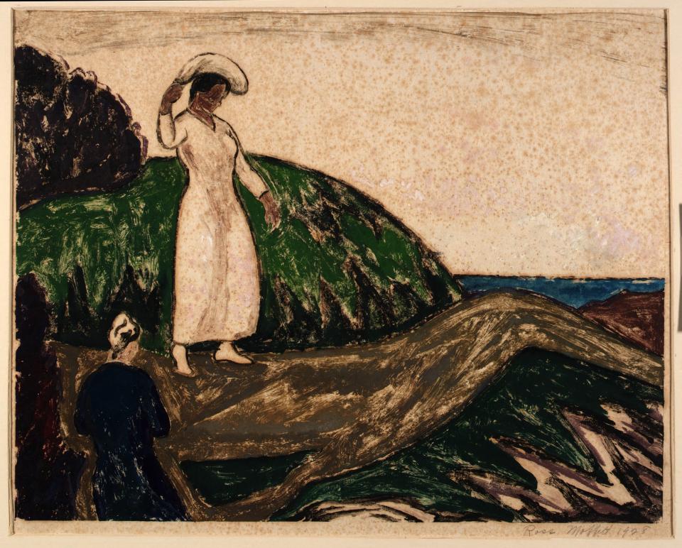 Cranberry Picker in White | Smithsonian American Art Museum