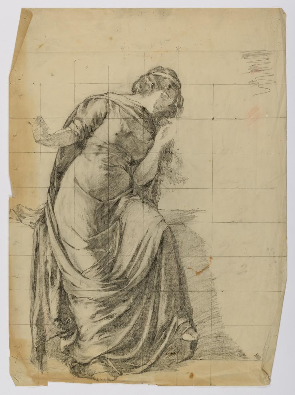 Untitled (Draped Female Figure) | Smithsonian American Art Museum