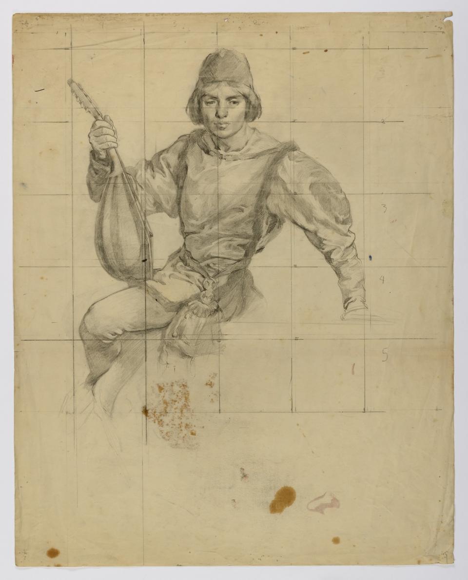 (Untitled) (Young Man with Lute) | Smithsonian American Art Museum