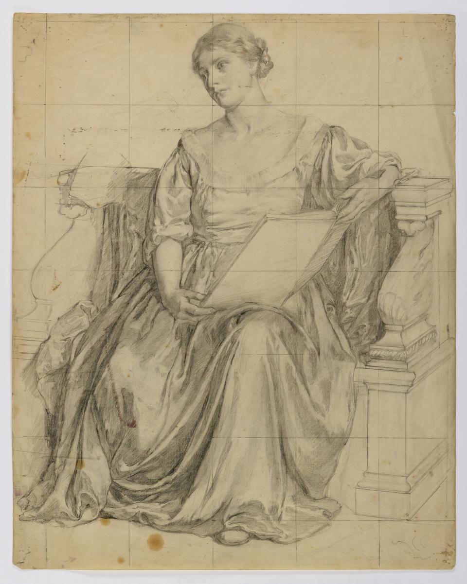 Untitled (Seated Draped Female Allegorical Figure) | Smithsonian ...
