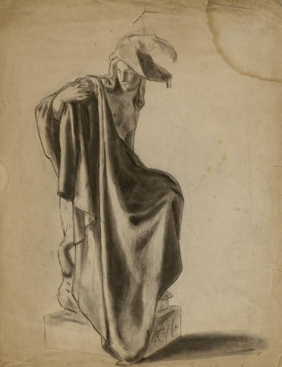 (Untitled) (Drapery Study) | Smithsonian American Art Museum
