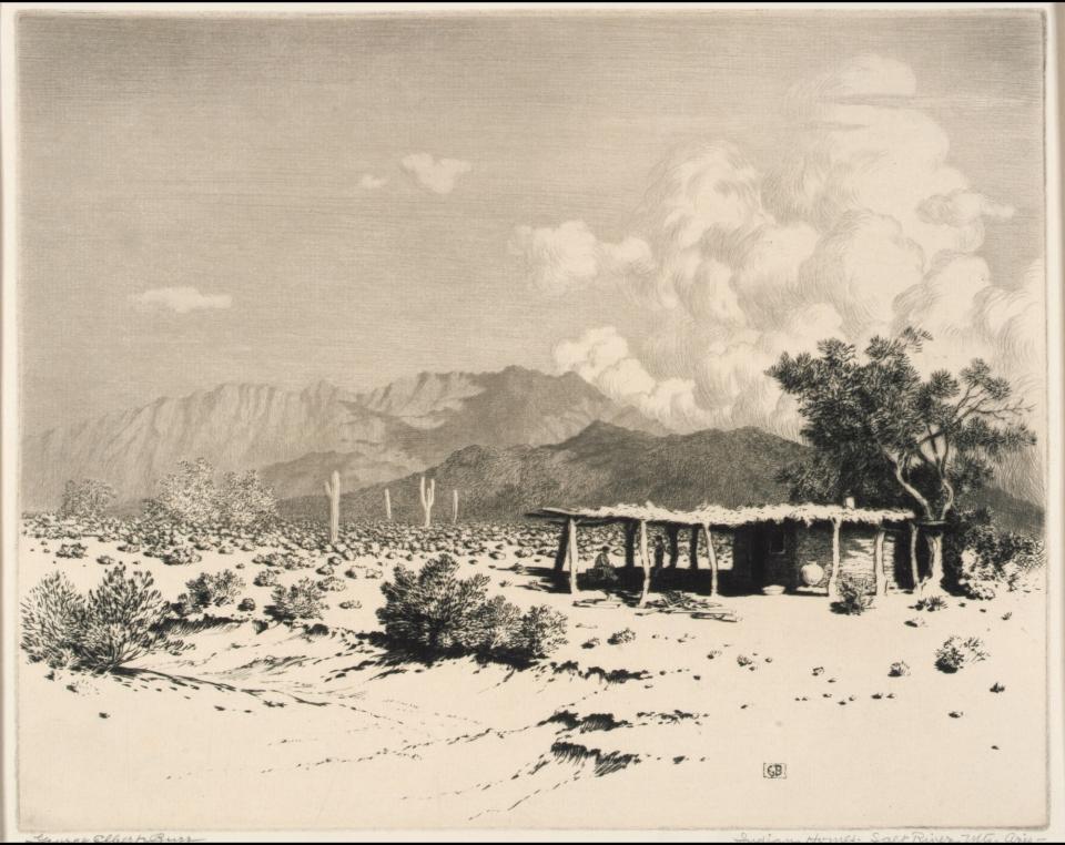Indian Homes, Salt River Mountains, Arizona | Smithsonian American Art ...