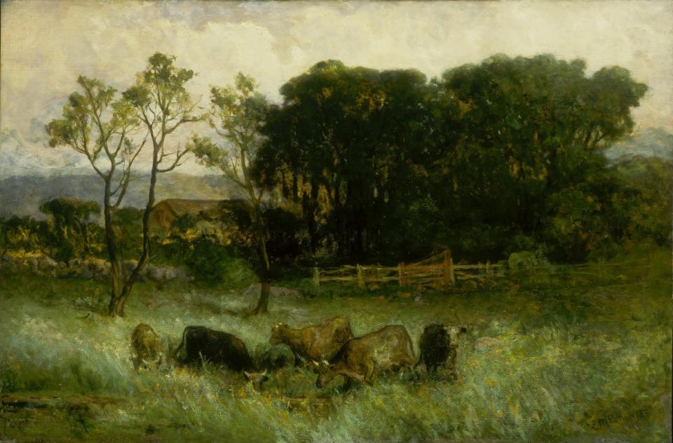 Untitled (five cows in pasture) | Smithsonian American Art Museum