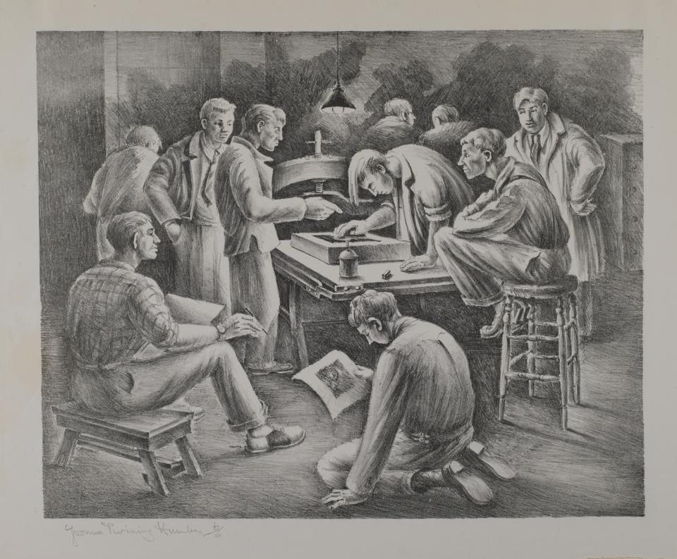 Making the Lithograph | Smithsonian American Art Museum