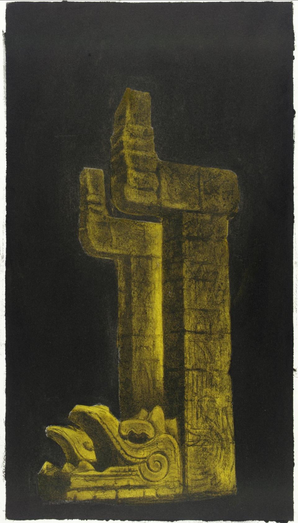 Serpent Columns--Chichén Itzá | Smithsonian American Art Museum