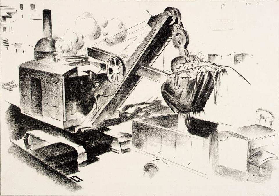 Steam Shovel | Smithsonian American Art Museum