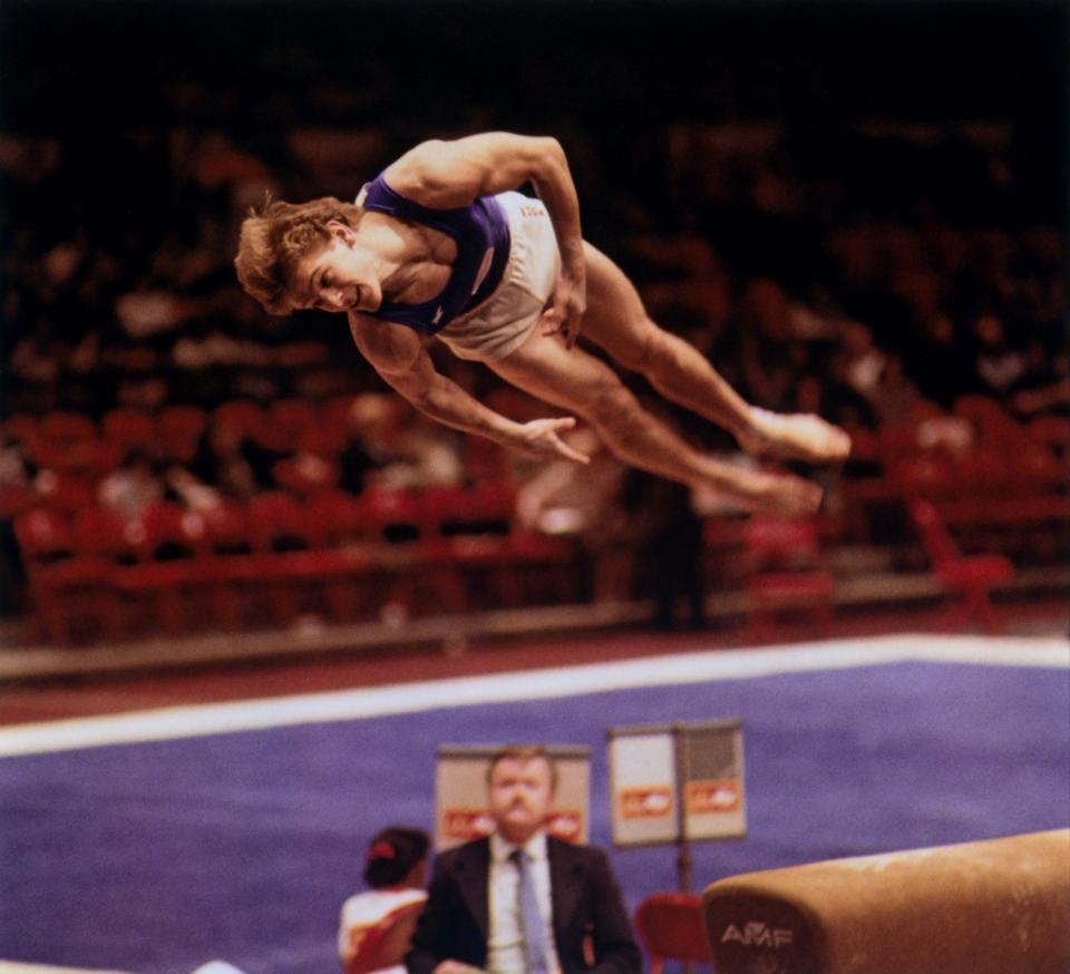 Peter Vidmar, Gymnast, McDonald's Cup, Madison Square Garden, New York ...