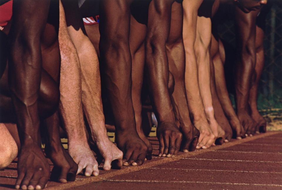 Runners on Their Mark, Los Angeles, California, from the series ...