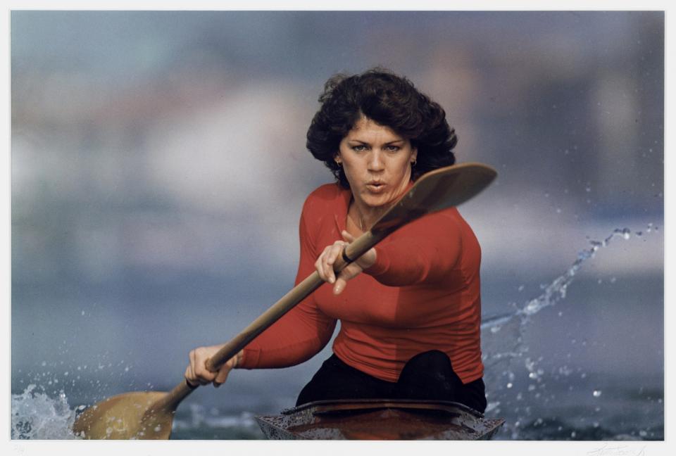 Kathy Marino, Kayak, Huntington Beach, California, from the series ...