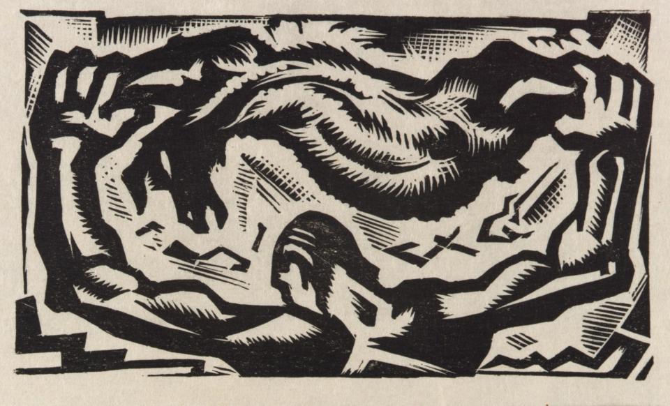 Man and Coyote | Smithsonian American Art Museum