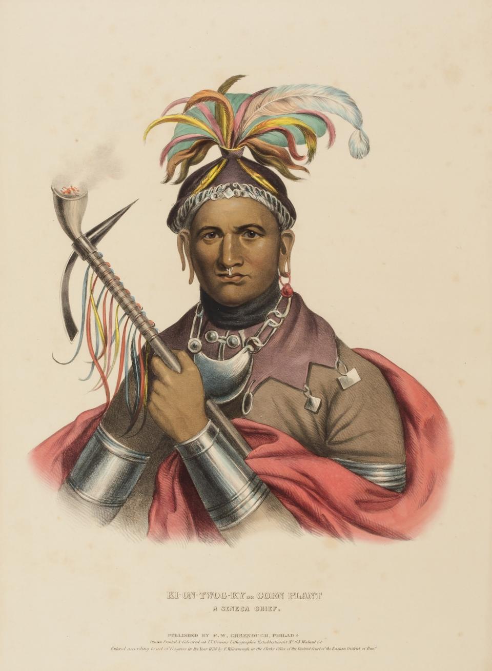 KI-ON-TWOG-KY., from History of the Indian Tribes of North America ...