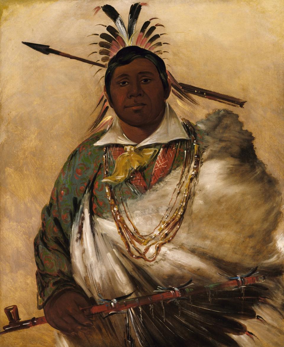 Téh-ke-néh-kee, Black Coat, a Chief | Smithsonian American Art Museum