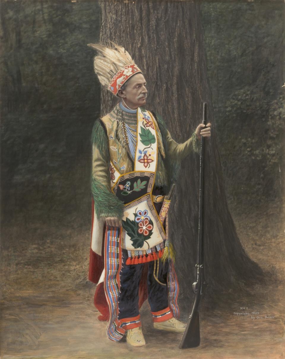 White Man in Chippewa Costume | Smithsonian American Art Museum